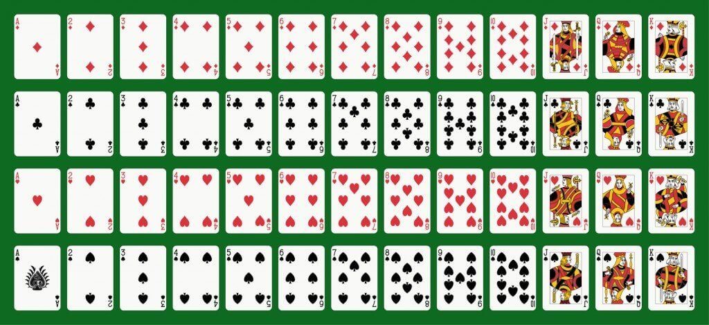 How Many Black 4S Are In A Deck Of Cards How Many Face Cards In A 